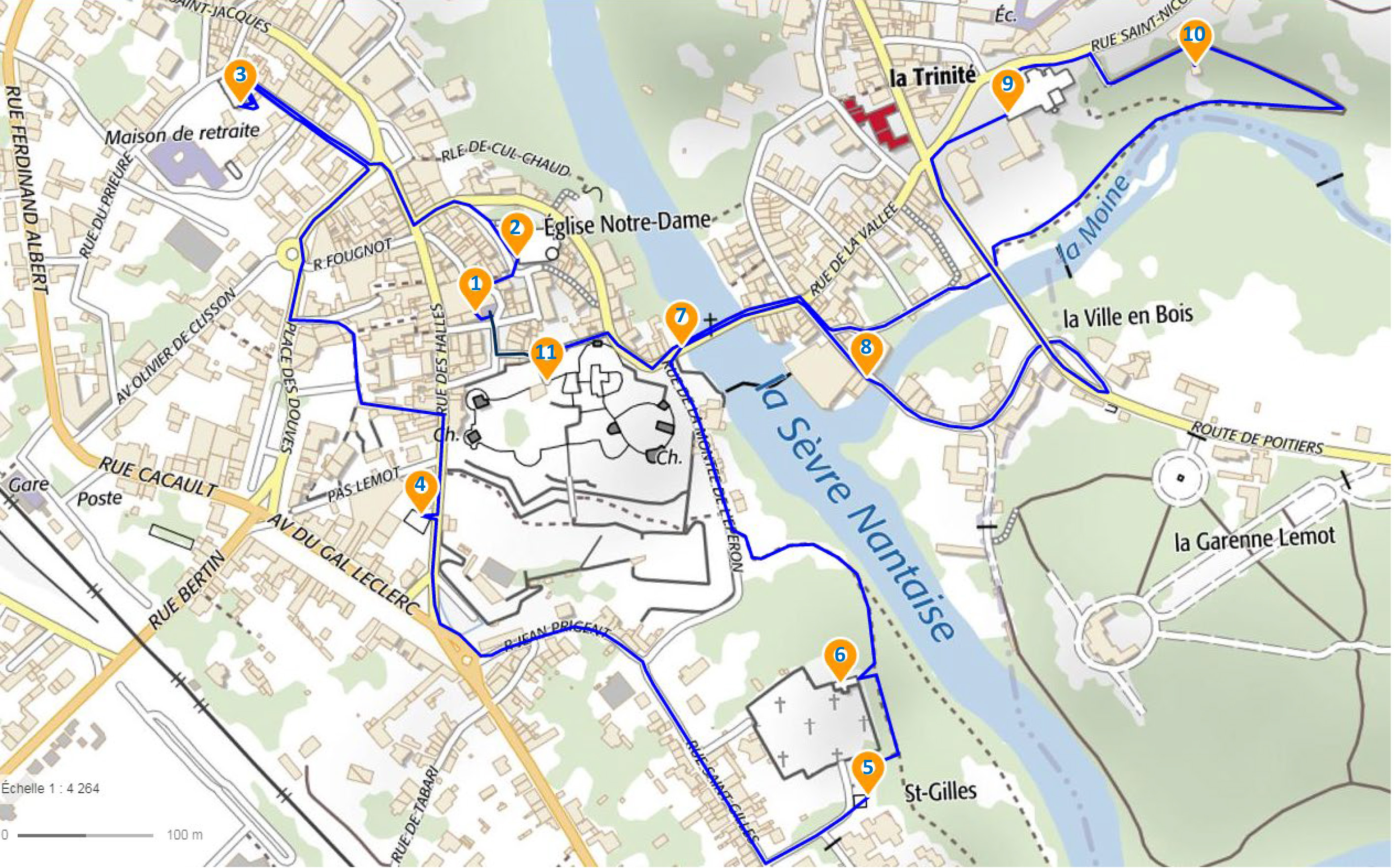 4- Porte Sud: Ville de Clisson